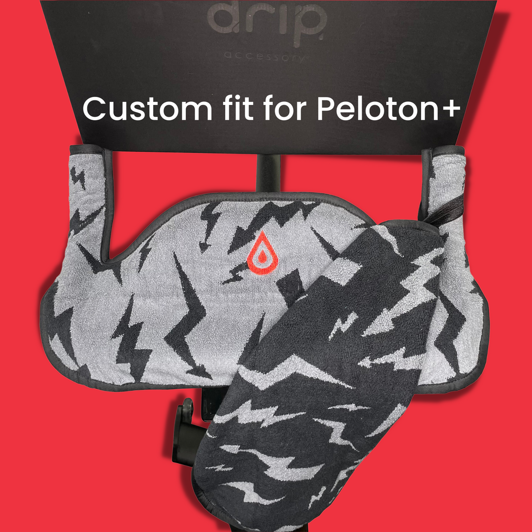 Spin Bike Handlebar Sweat Towel | Spintowel for use with PELOTON bike ...